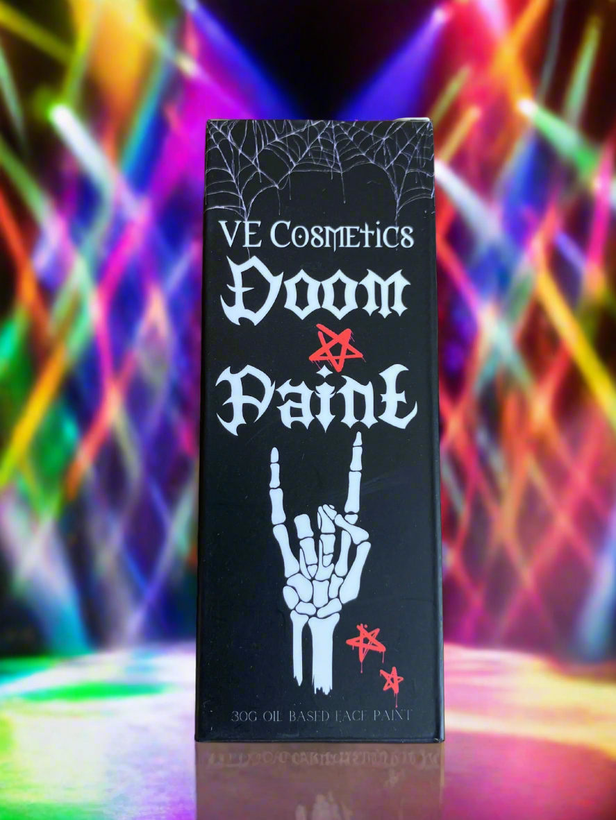Gothic Doom face/body Paint - Shade Black – VE Cosmetics