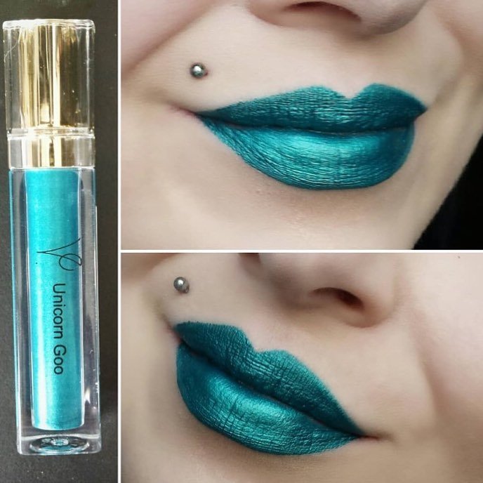 Teal - Unicorn Goo (Metallic Liquid Lipstick) - VE Cosmetics